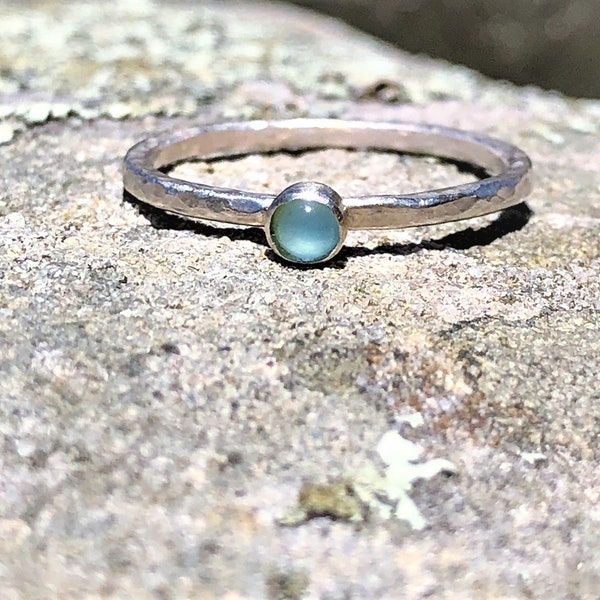 Blue Stone Ring - Etsy