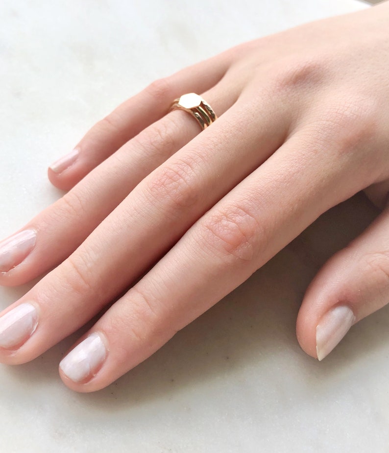 Gold Filled Hexagon Ring, Beehive Ring , Hive Ring, Bee Jewelry ...