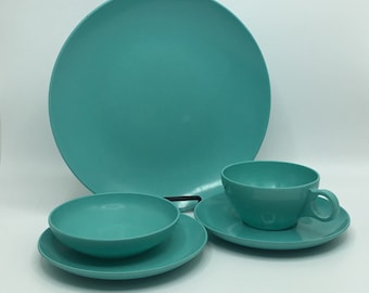 Turquoise Dinnerware | Etsy