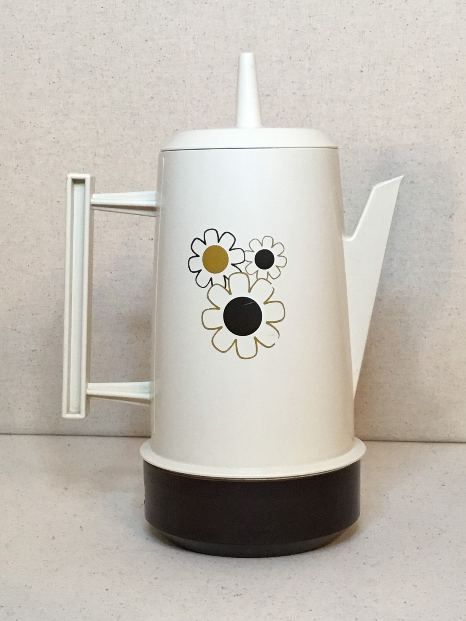 Automatic Poly Perk Coffee Percolator with Mod Flowers 8 | Etsy
