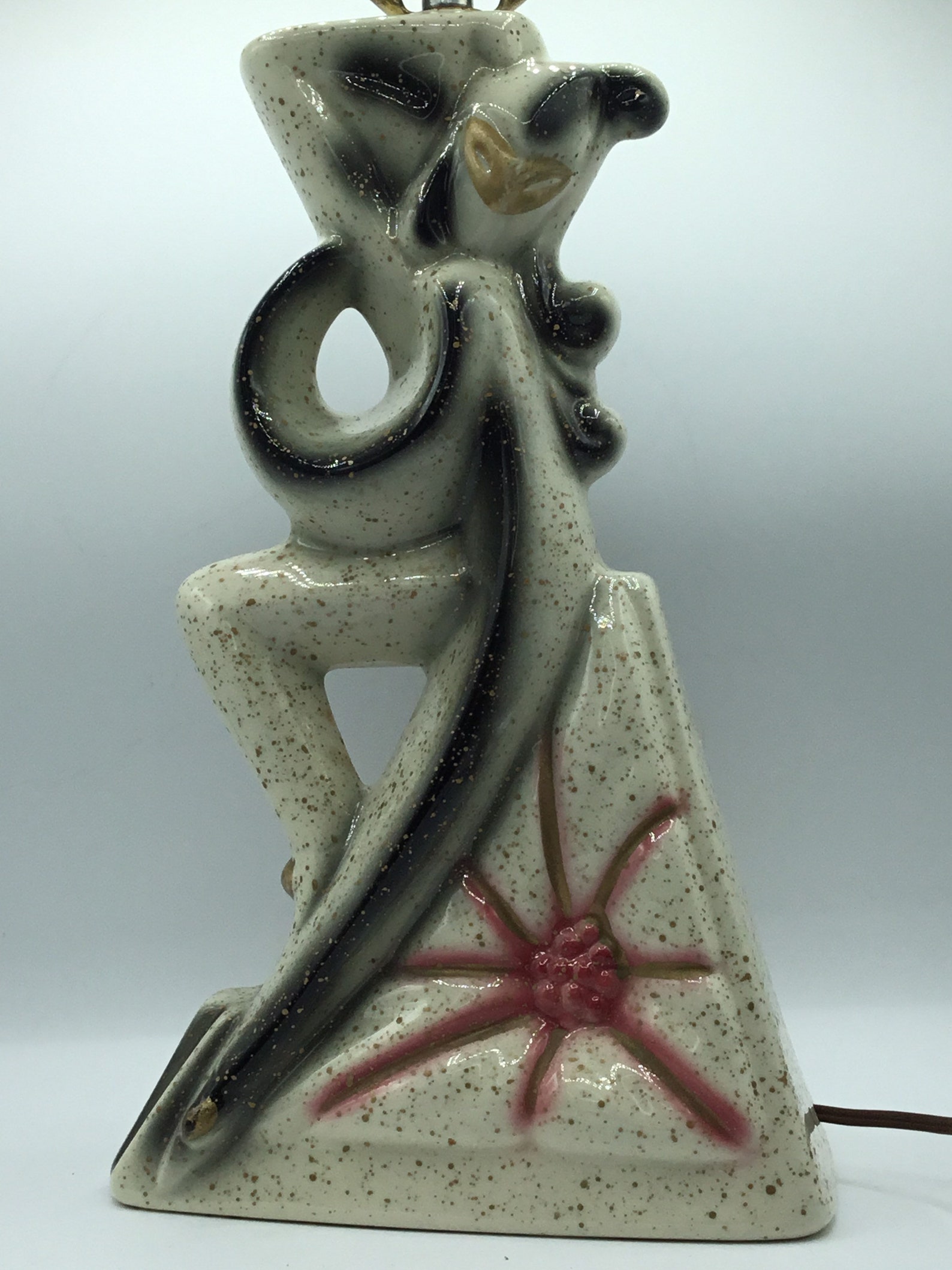 1940s-1950s Ceramic Jester Lamp - Etsy