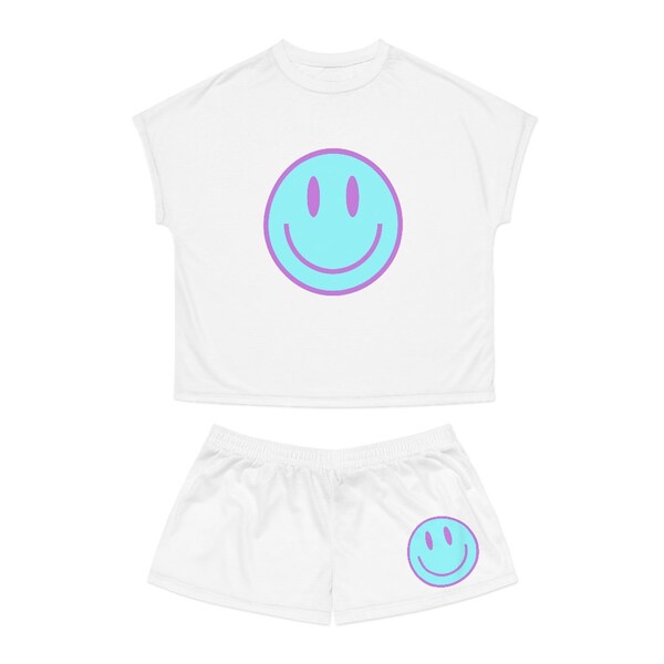 Smiley Face Pajama Set - Etsy