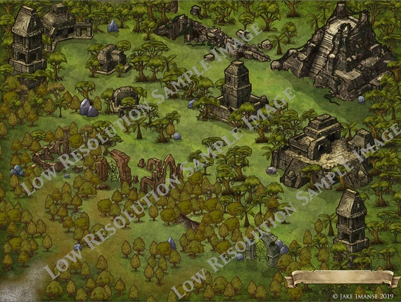 Wall Hangings Home & Living Prints Pathfinder Campfire Fantasy RPG Map ...