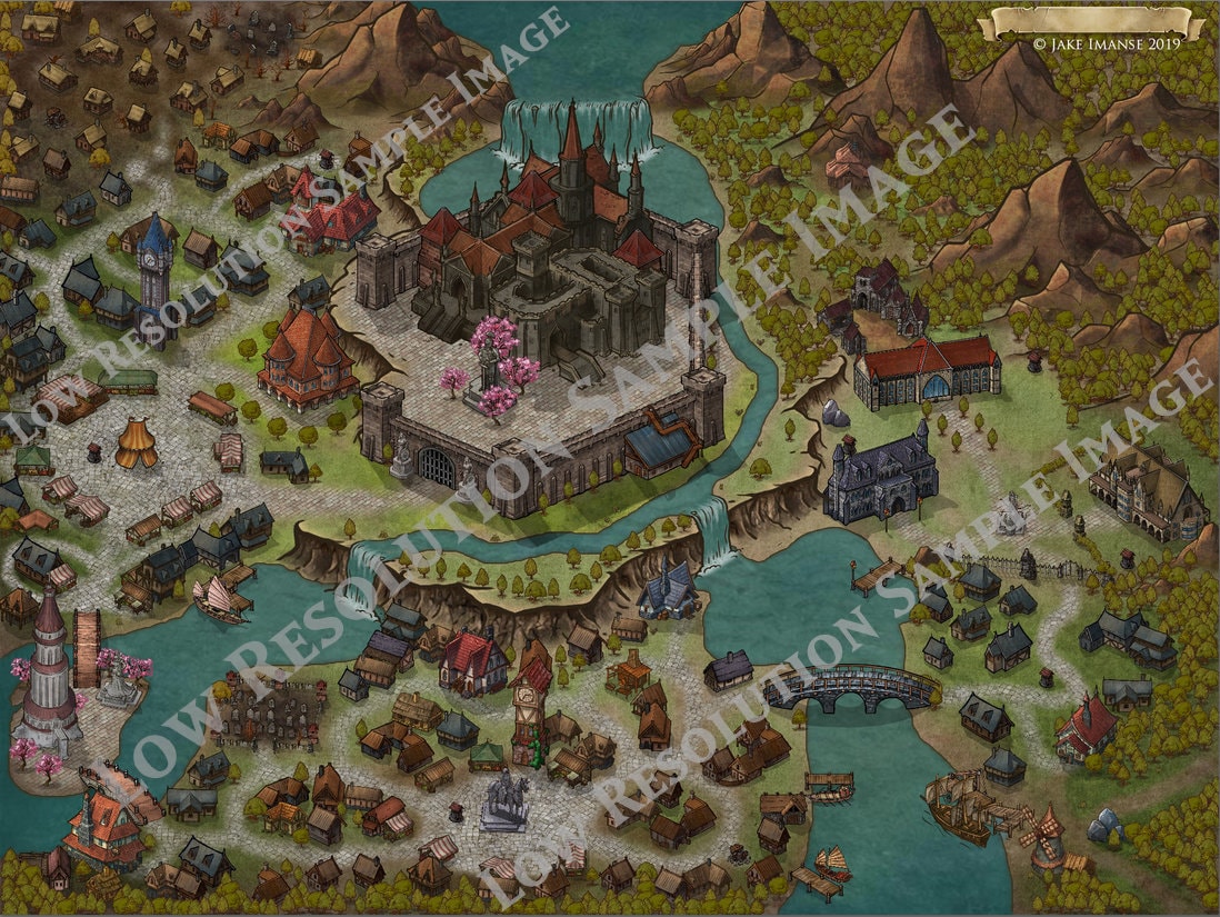 Dungeon Lords World Map