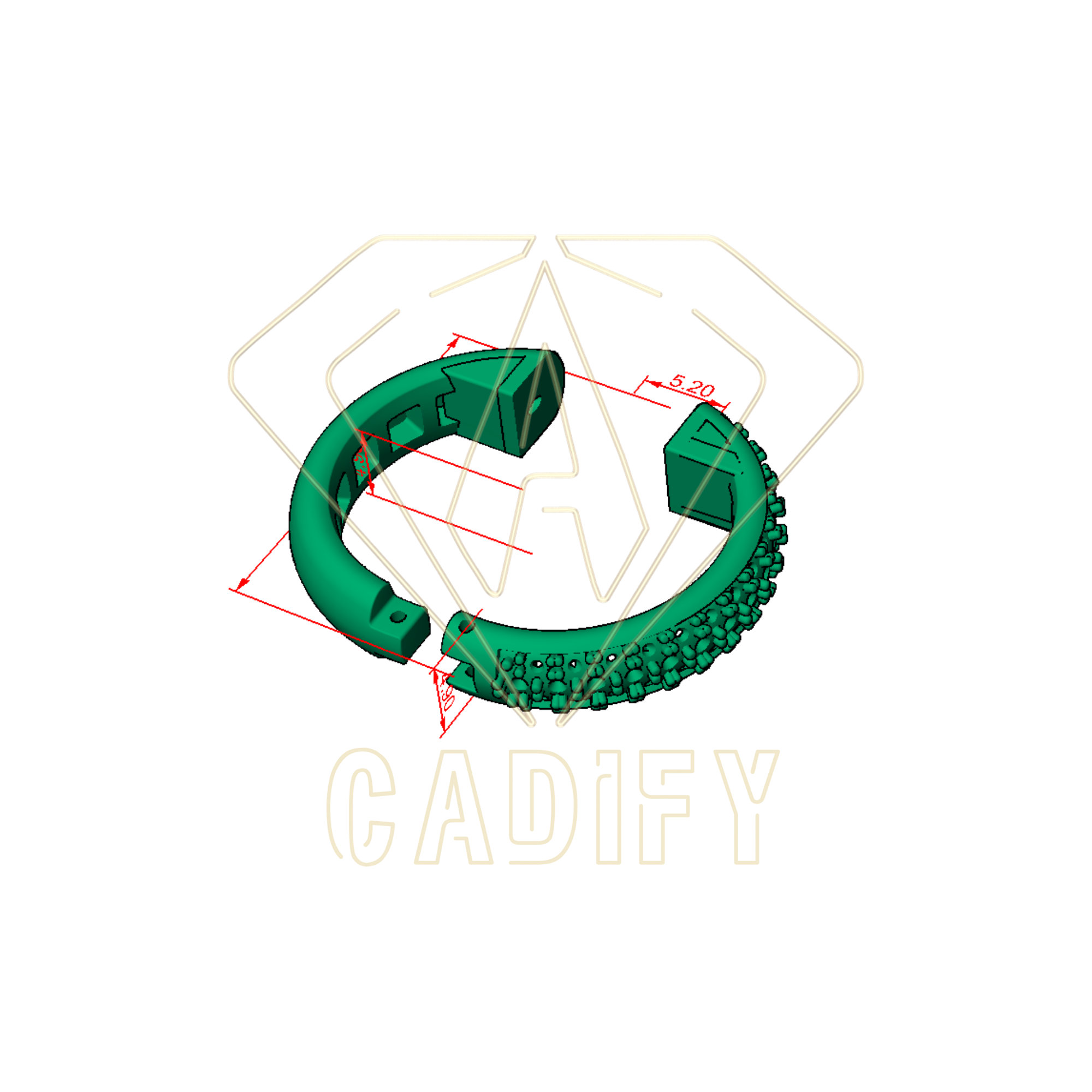 Earring Print File 3D STL Pave Huggies Diamond Hoop Earrings ...