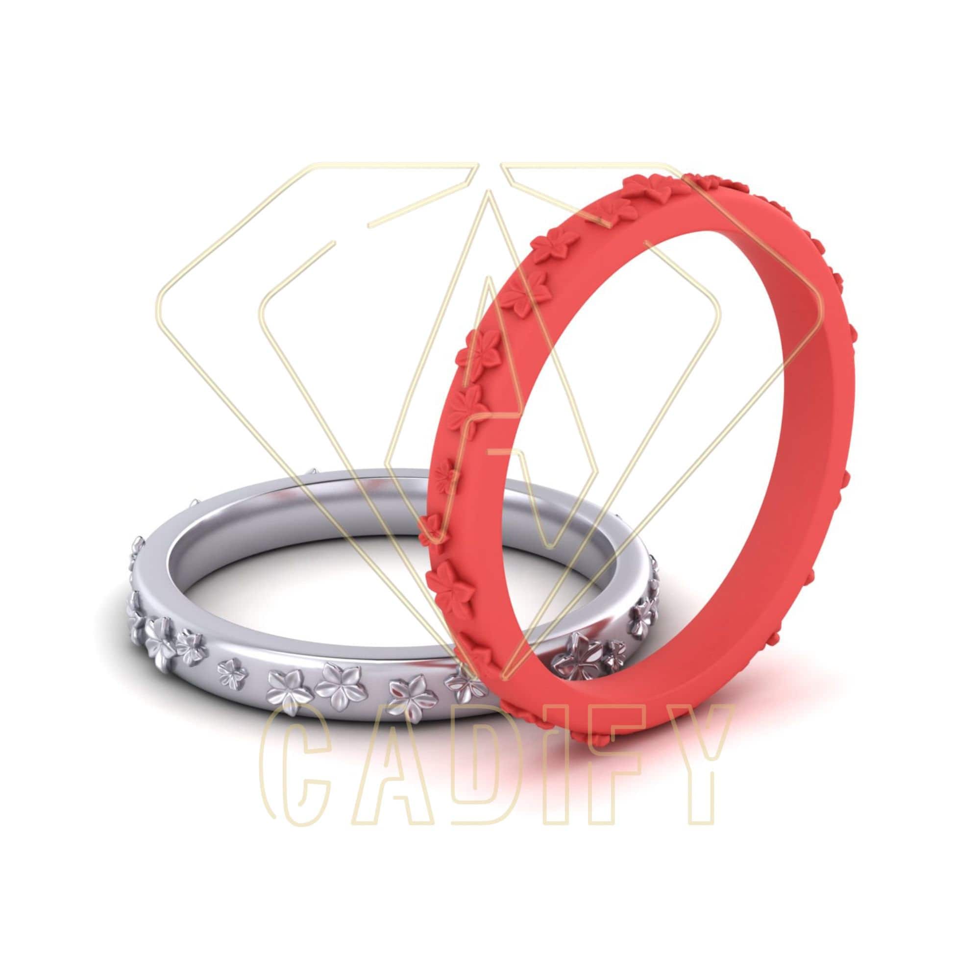 Round Signet Ring STL File For 3D Printing CNC Jewelry Production ...