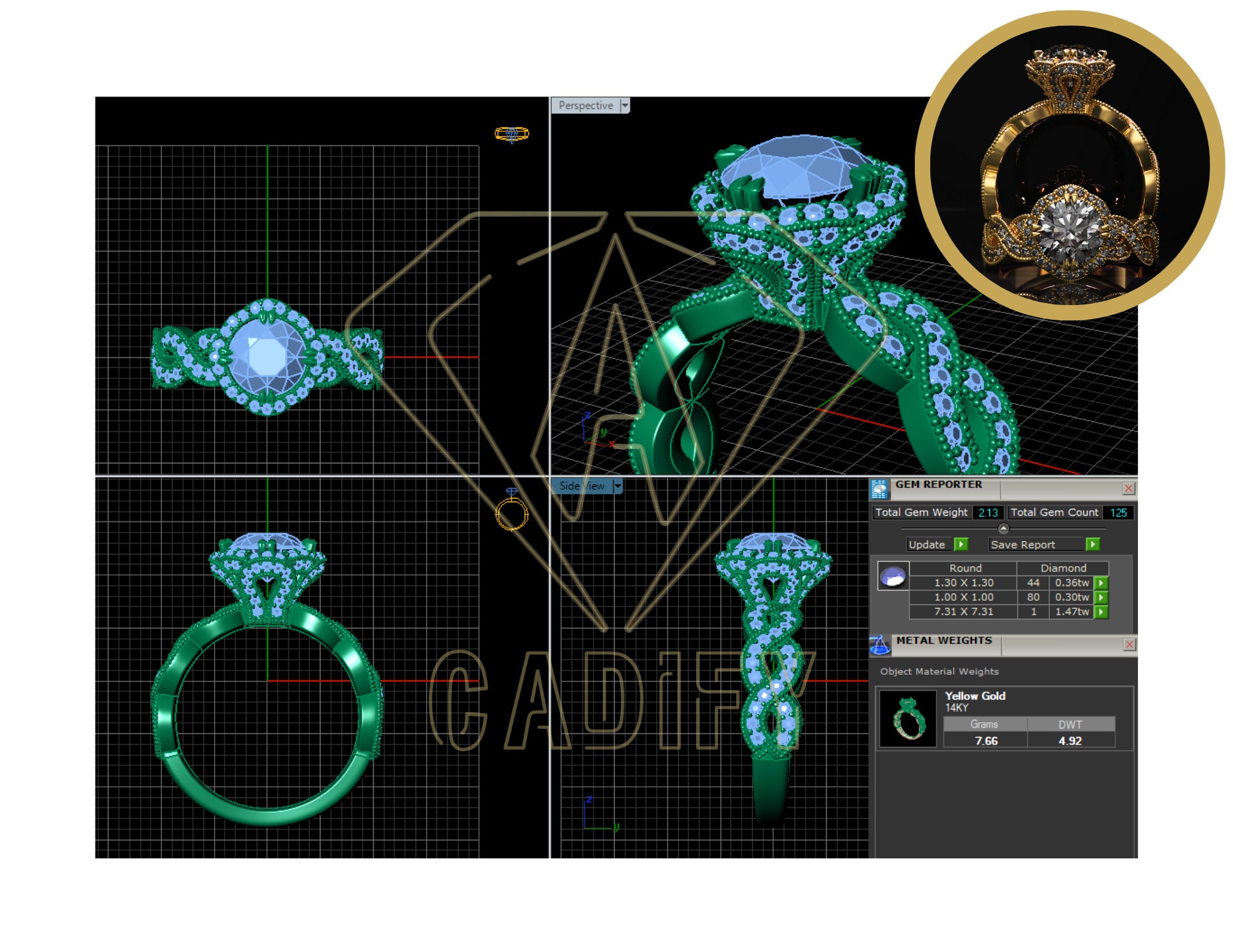 Custom CAD Services Personalized 3D Jewelry Designs Made to Order by ...