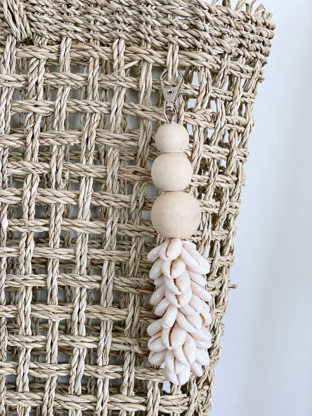 Sea Shell Keyring Boho Bag Charm Shell Hanging Charm Beach Accessories ...