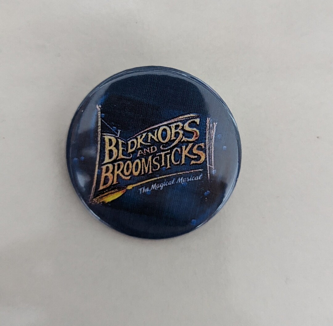 A 38mm Bedknobs and Broomsticks Badge - Etsy