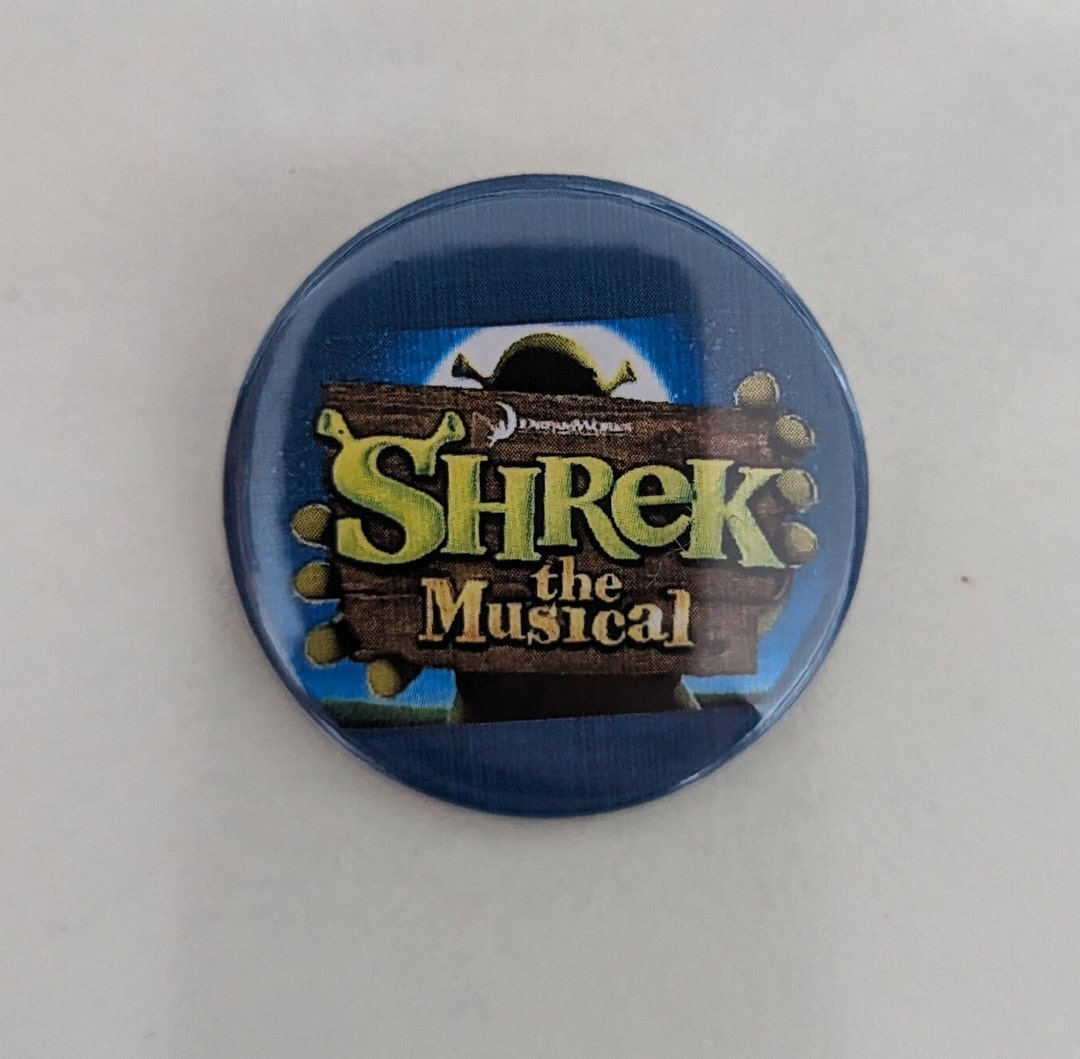 A 38mm Shrek Badge - Etsy