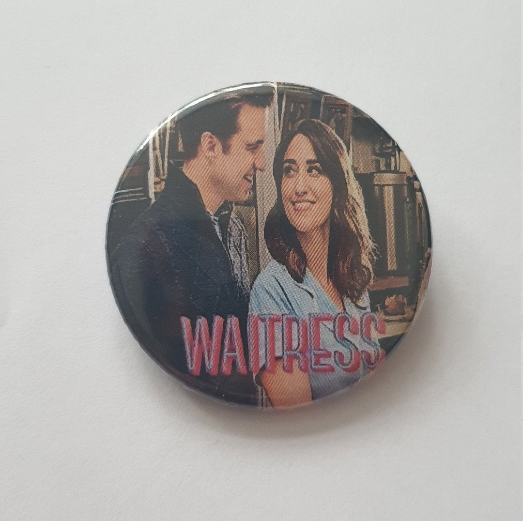 A 38mm Gavin and Sara Waitress Badge - Etsy