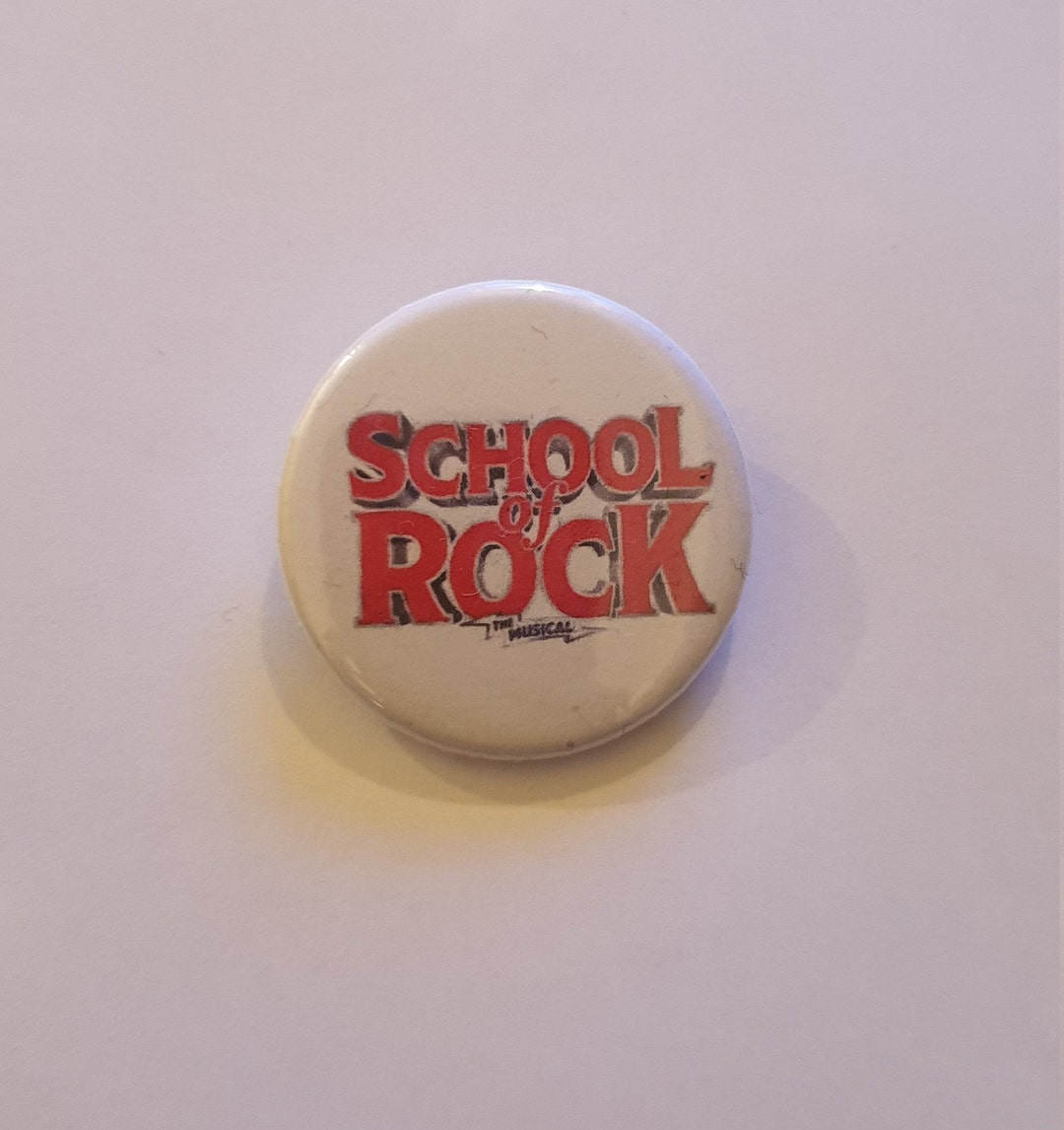 A 38mm School of Rock Badge - Etsy