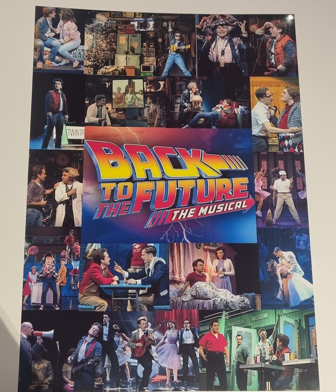 An A3 Back to the Future Original Cast Poster - Etsy