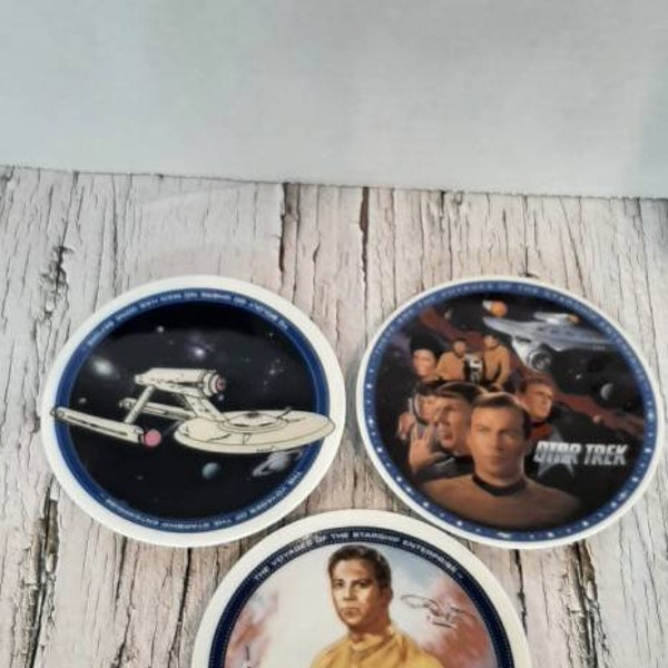 Star Trek Collector Plates - Etsy