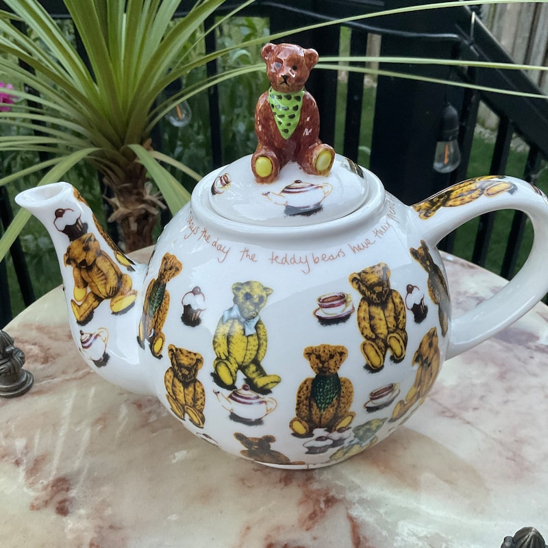 Teddy Bear Teapot - Etsy