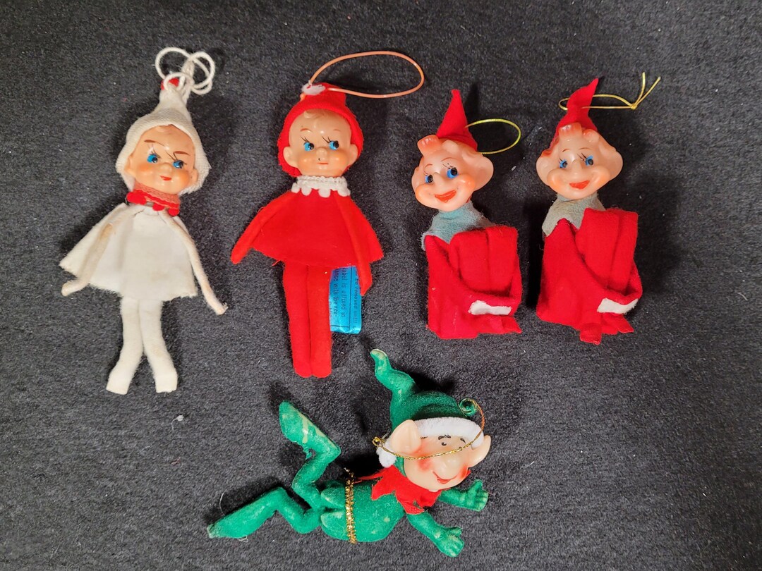 Vintage Christmas Elf, Elves, Gnome, Wicked Little Elf, Pixie, Santas ...