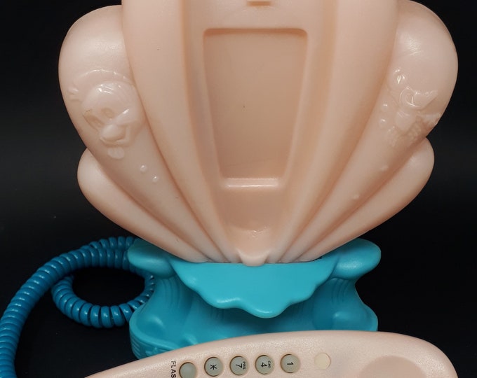 Disney Little Mermaid Ariel Shell Landline Phone - Etsy