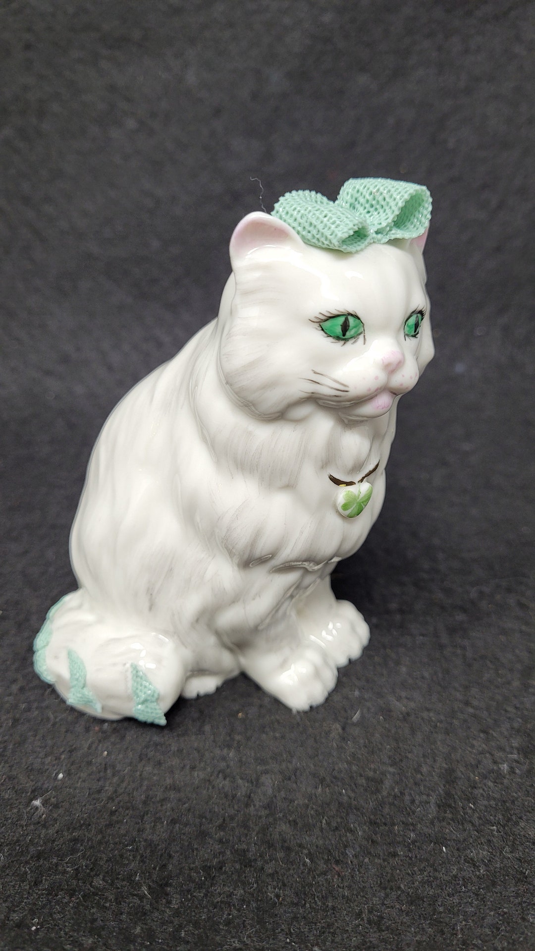 Vintage Irish Dresden Cat MZ Ireland 1950-1965 - Etsy