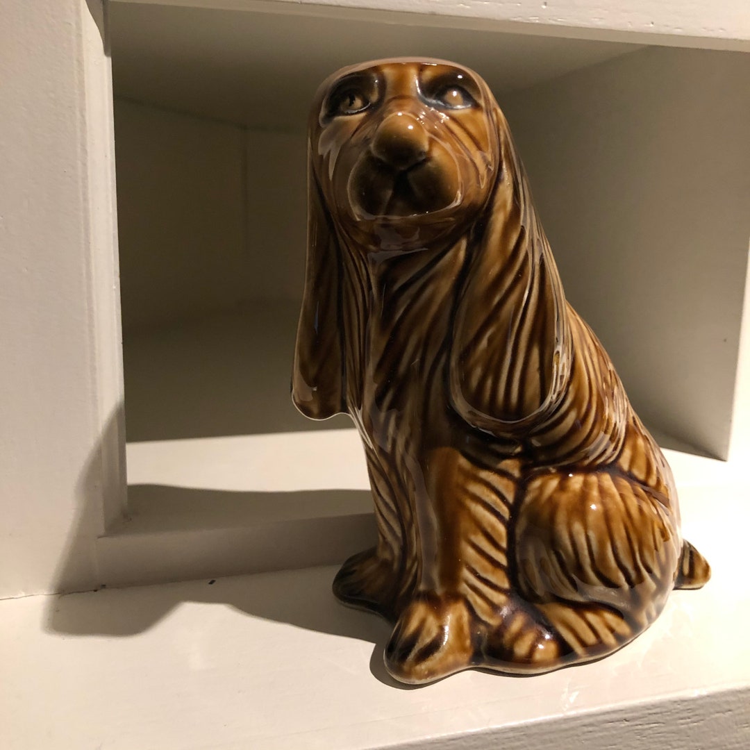 Vintage Ceramic Cocker Spaniel Figurine. - Etsy