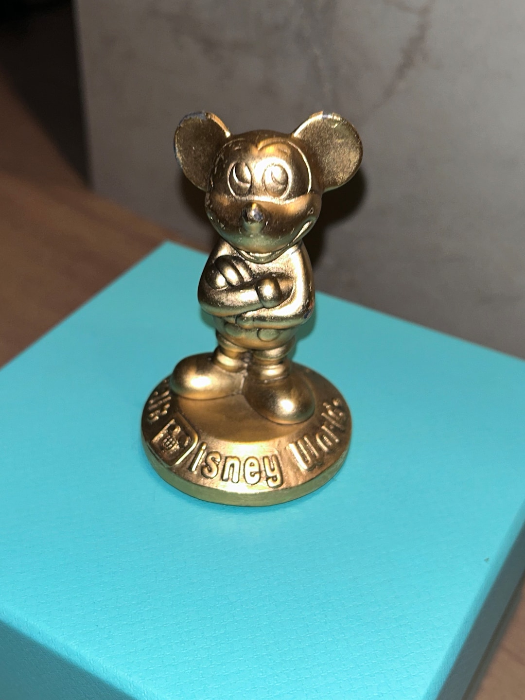 Vintage Walt Disney World Mickey Mouse Figurine Walt Disney Productions ...