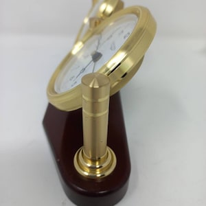 Vintage Longines Desk Clock With Temperature and Humidity Made in ...