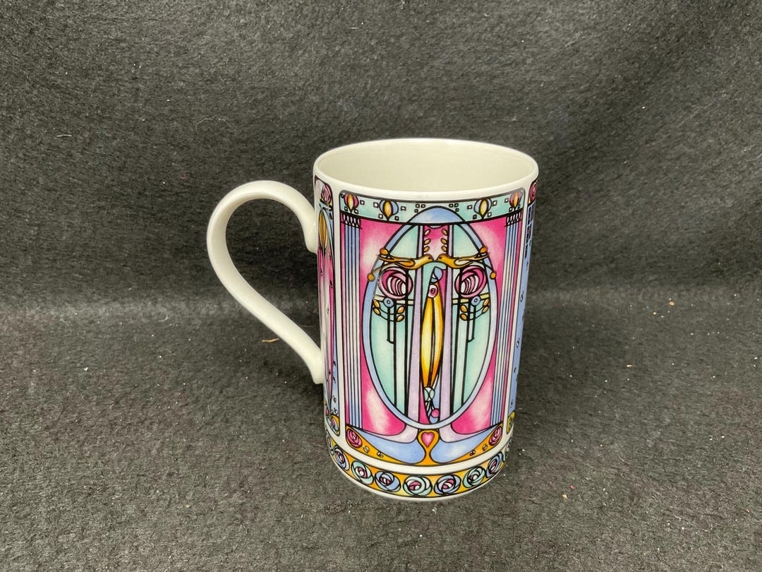 Mackintosh Geometric Designs Scottish Dunoon Pottery Mug Adapted by ...