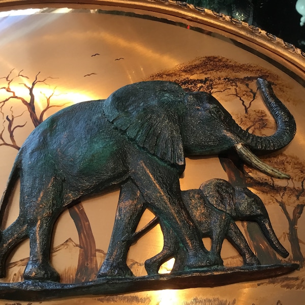 Elephant Clock - Etsy