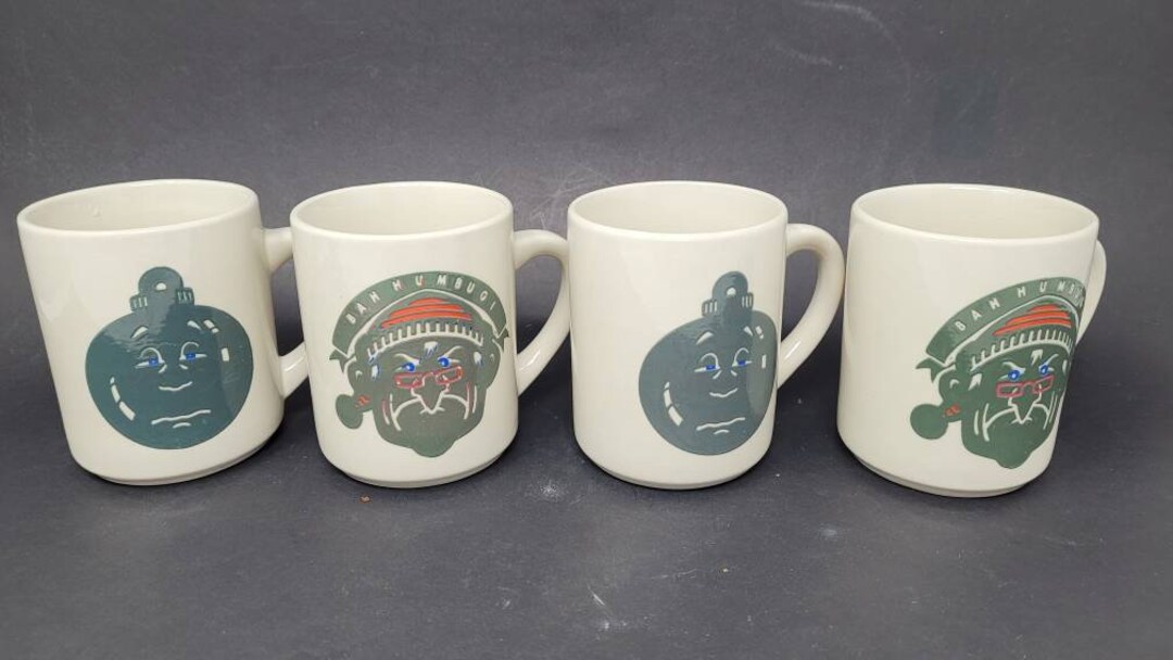 Vintage 1991 Denny's Color Magic Christmas Mugs Set of 4 - Etsy