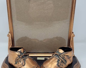 Baby Shoe Display With Picture Frame - Etsy