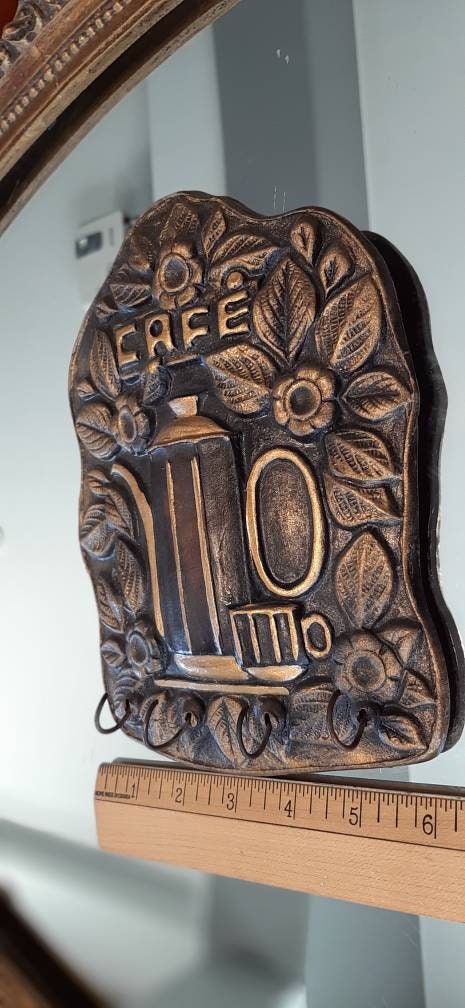 Vintage Bronze Key Holder Cafe Wall Decor - Etsy