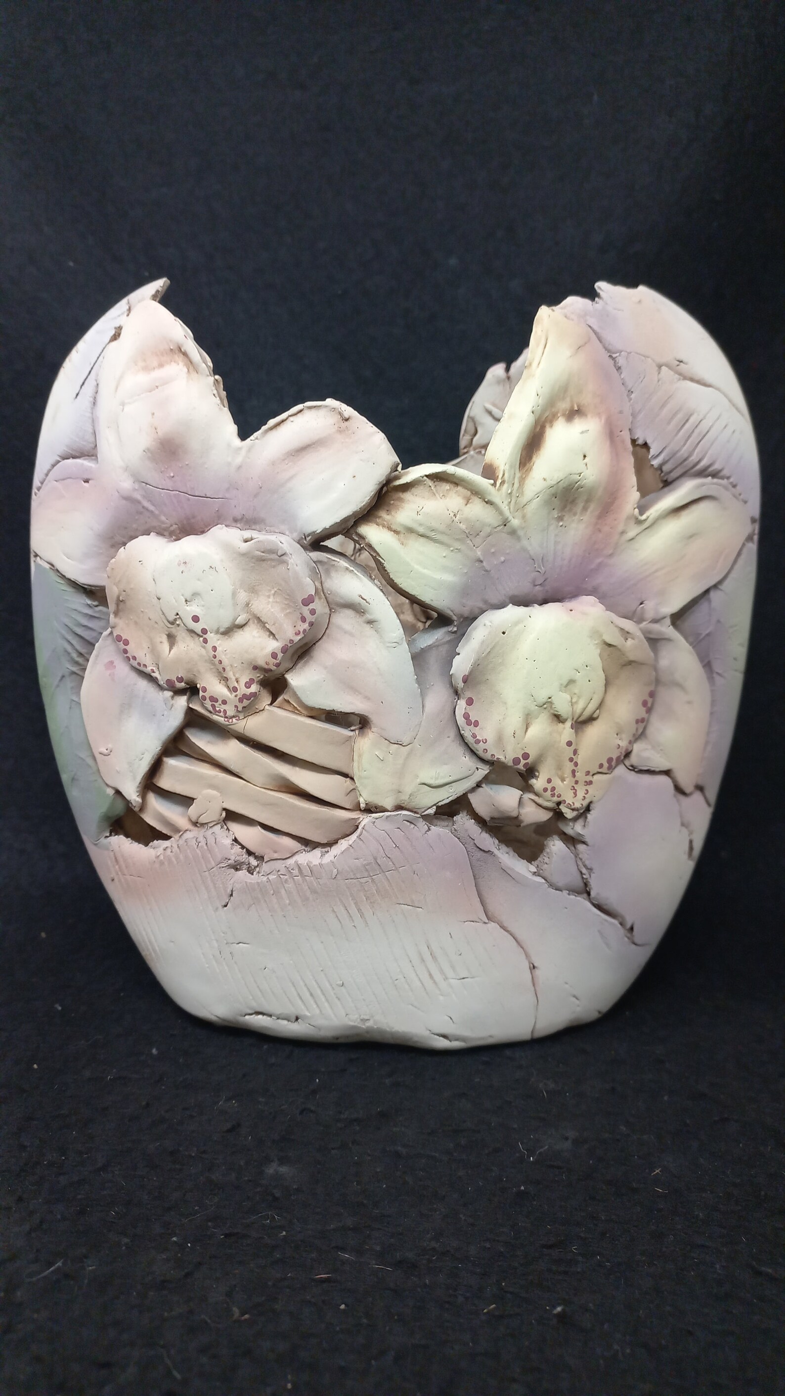 J.davis Pottery Floral Desert Pottery American Art - Etsy