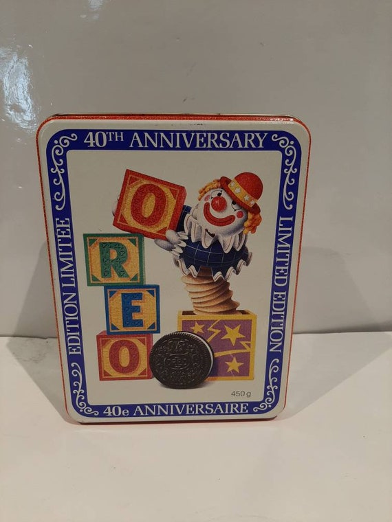 Vintage Limited Edition Oreo Cookie 40th Anniversary Tin | Etsy