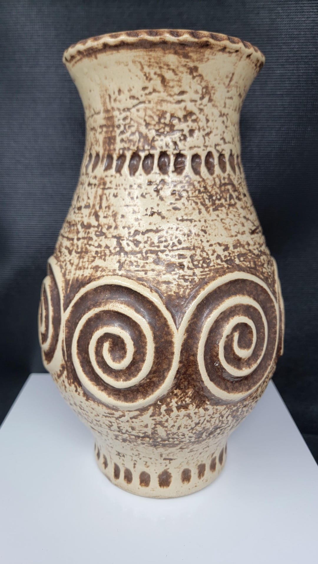 Jasba Fat Lava Op Art Vase Earthy Colors Western Germany Ceramic. S1 - Etsy