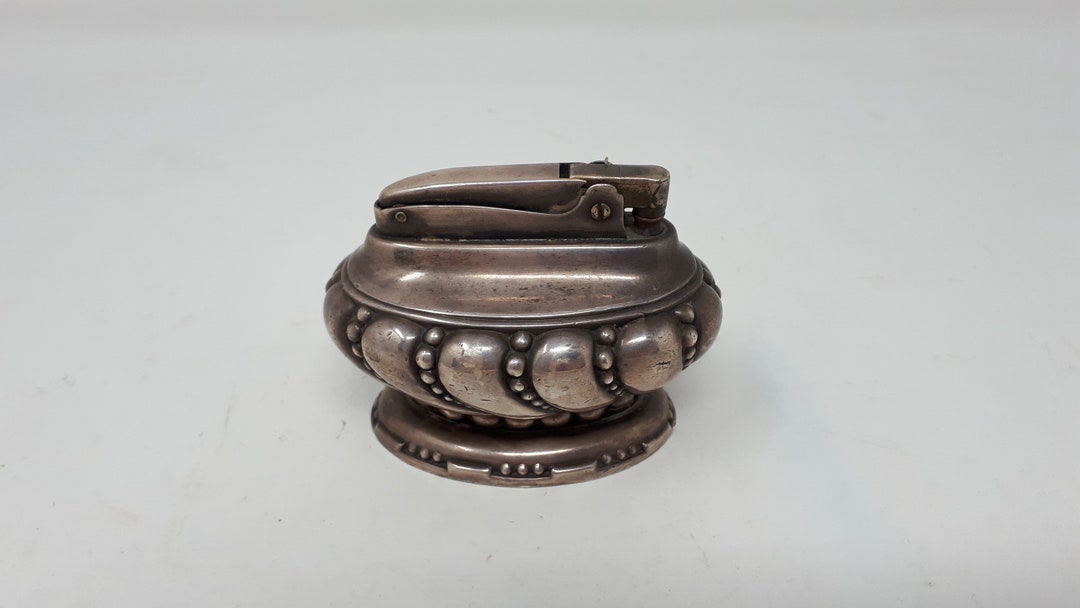 Vintage Ronson Crown Silver Plated Table Lighter - Etsy