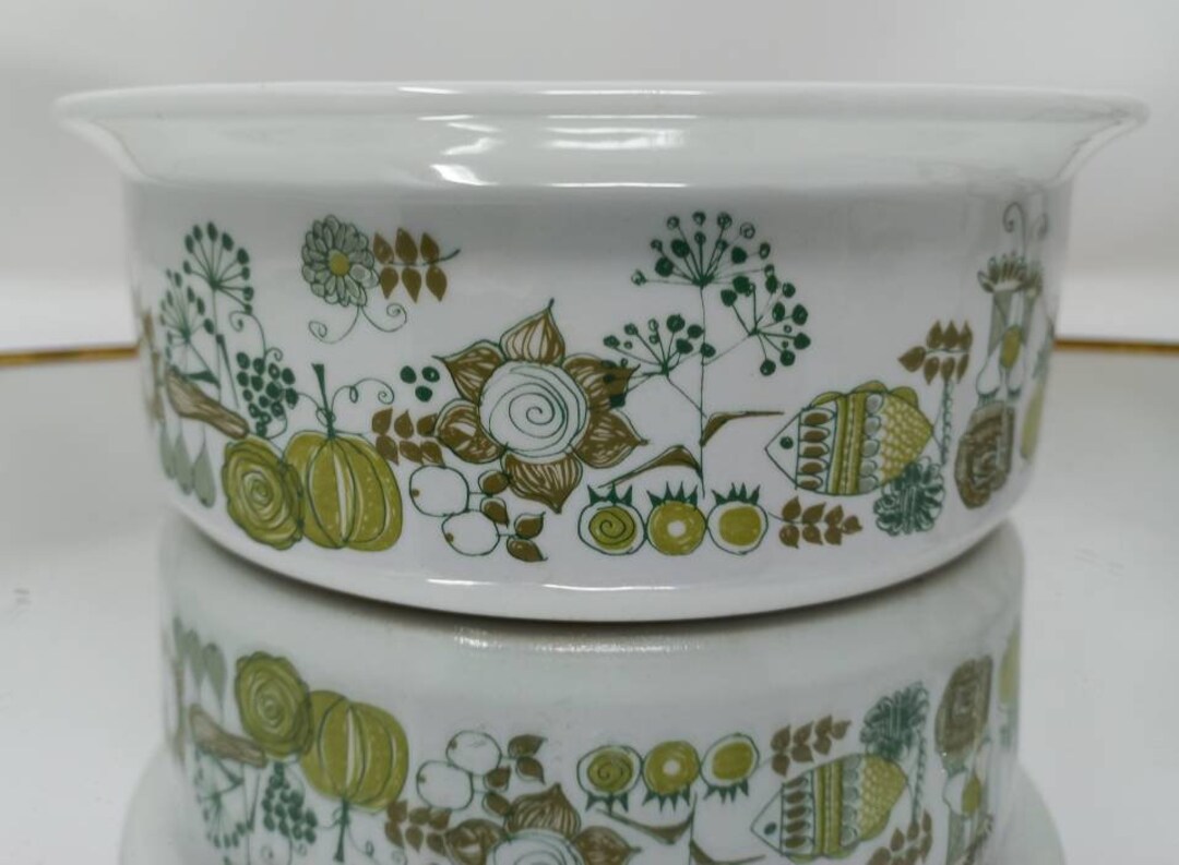 Vintage Norway Figgjo Market Casserole Serving Bowl - Etsy Canada
