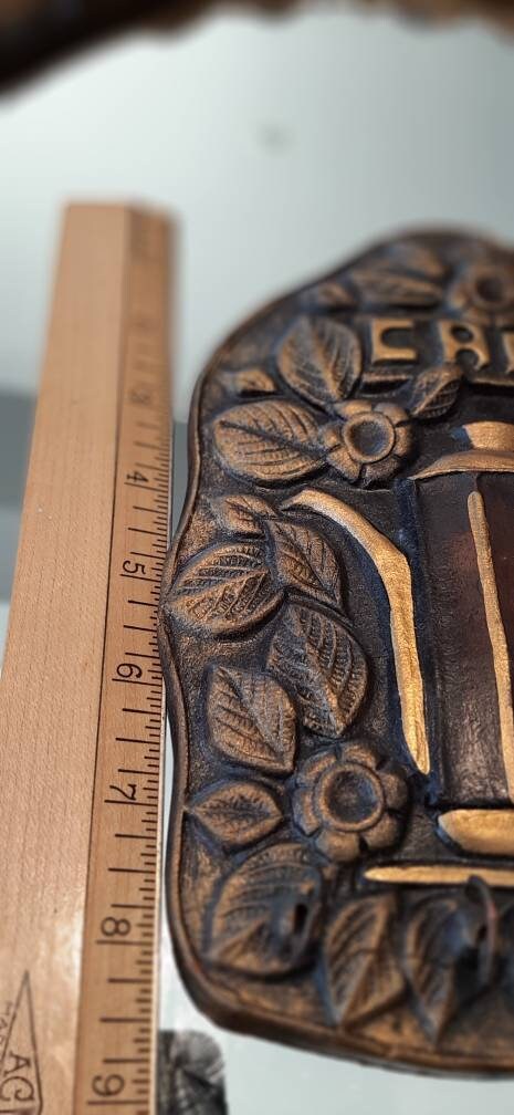 Vintage Bronze Key Holder Cafe Wall Decor - Etsy