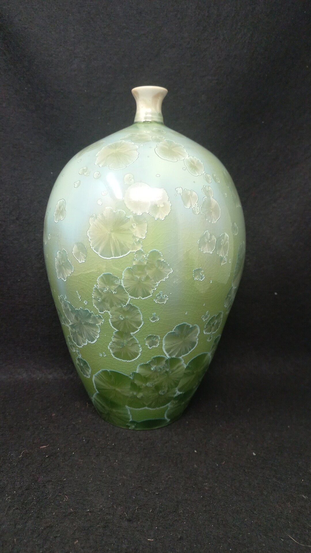 Jerry Sawitz Crystalline Vase Pottery - Etsy