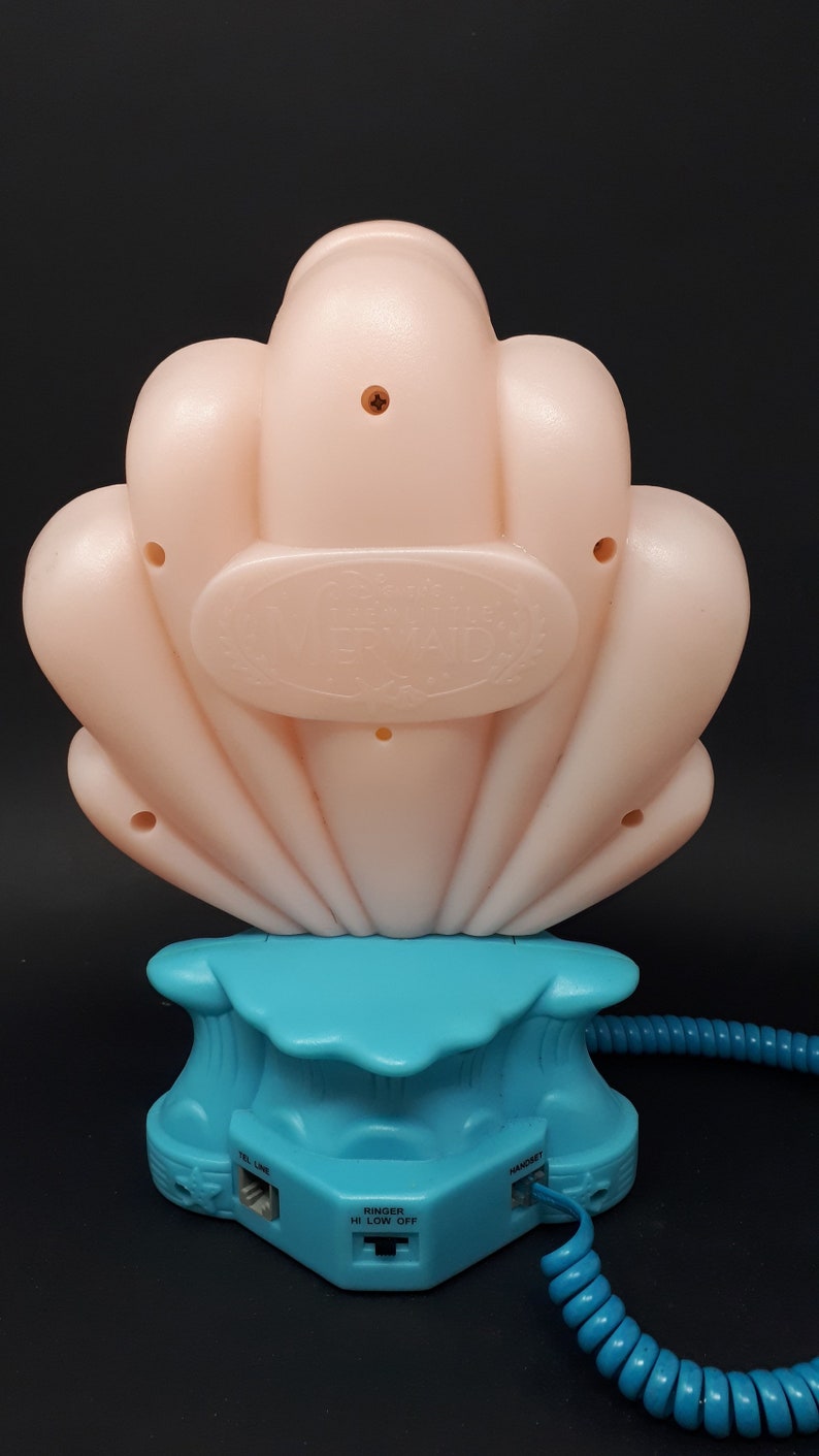 Disney Little Mermaid Ariel Shell Landline Phone - Etsy