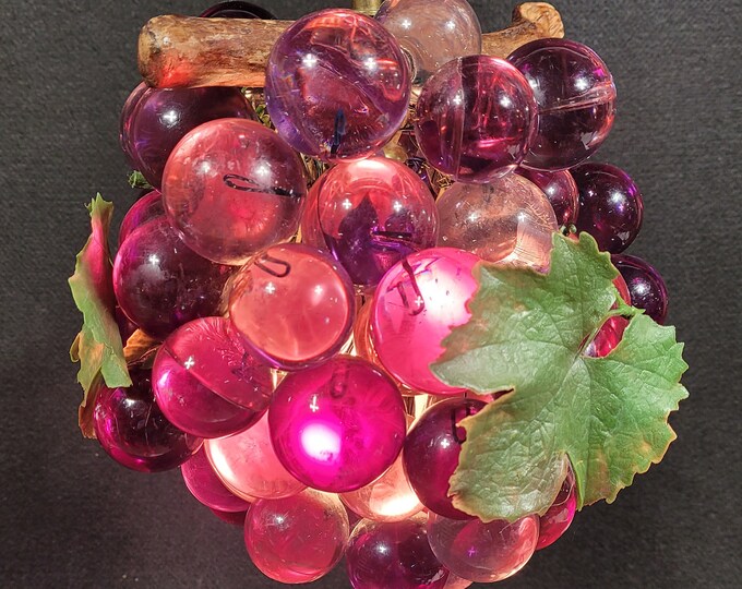 Mid-century Modern Grape Cluster Swag Hanging Lamp. 0724. Shp - Etsy