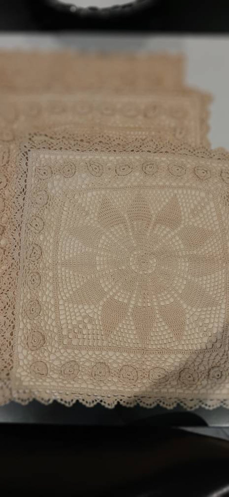 SHABBY CHIC Crochet Cotton Pillow Shams - Etsy