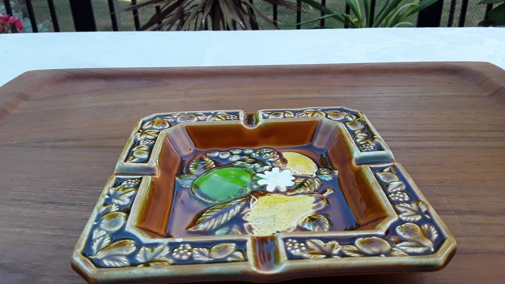 Made in Japan Retro Ceramic Fruit Ashtray - Etsy