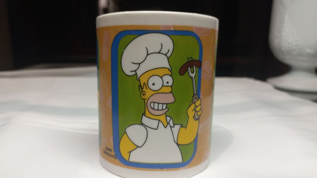 Vintage Simpsons Homer MUG - Etsy