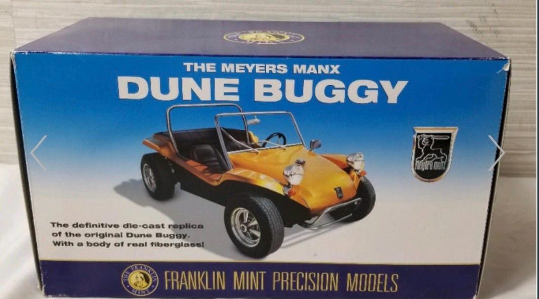 Collectible the Meyers Manx Dune Buggy Franklin Mint Percision Models 1 ...