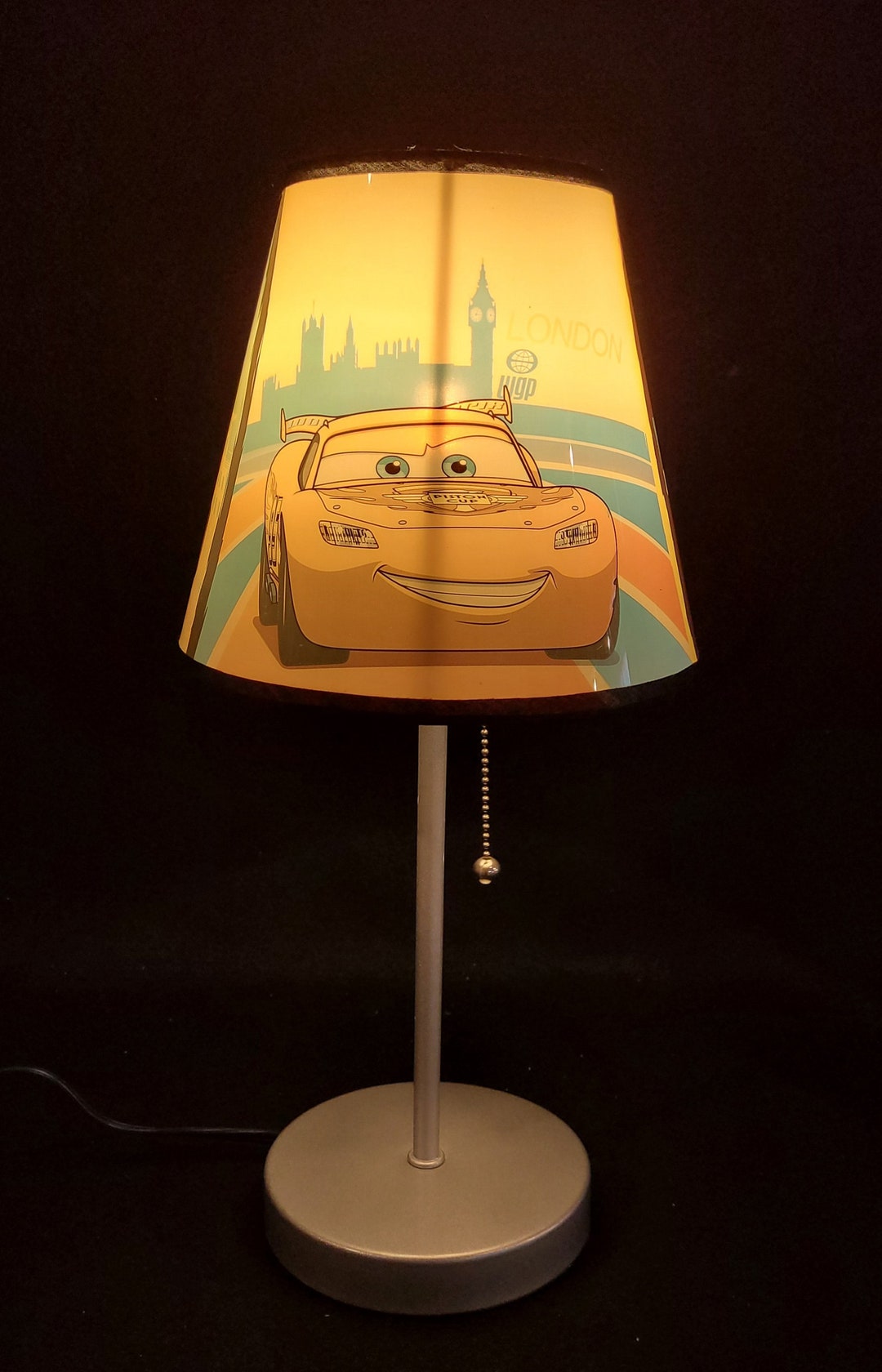 Vintage Pixar Cars Lightning Mcqueen Table Lamp London/porto Corso ...