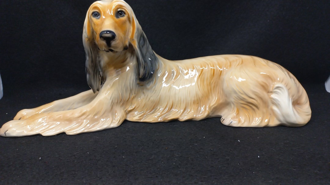 Giovanni Ronzan Lenci Afgan Hound Dog Ceramic Statue Made in Italy - Etsy