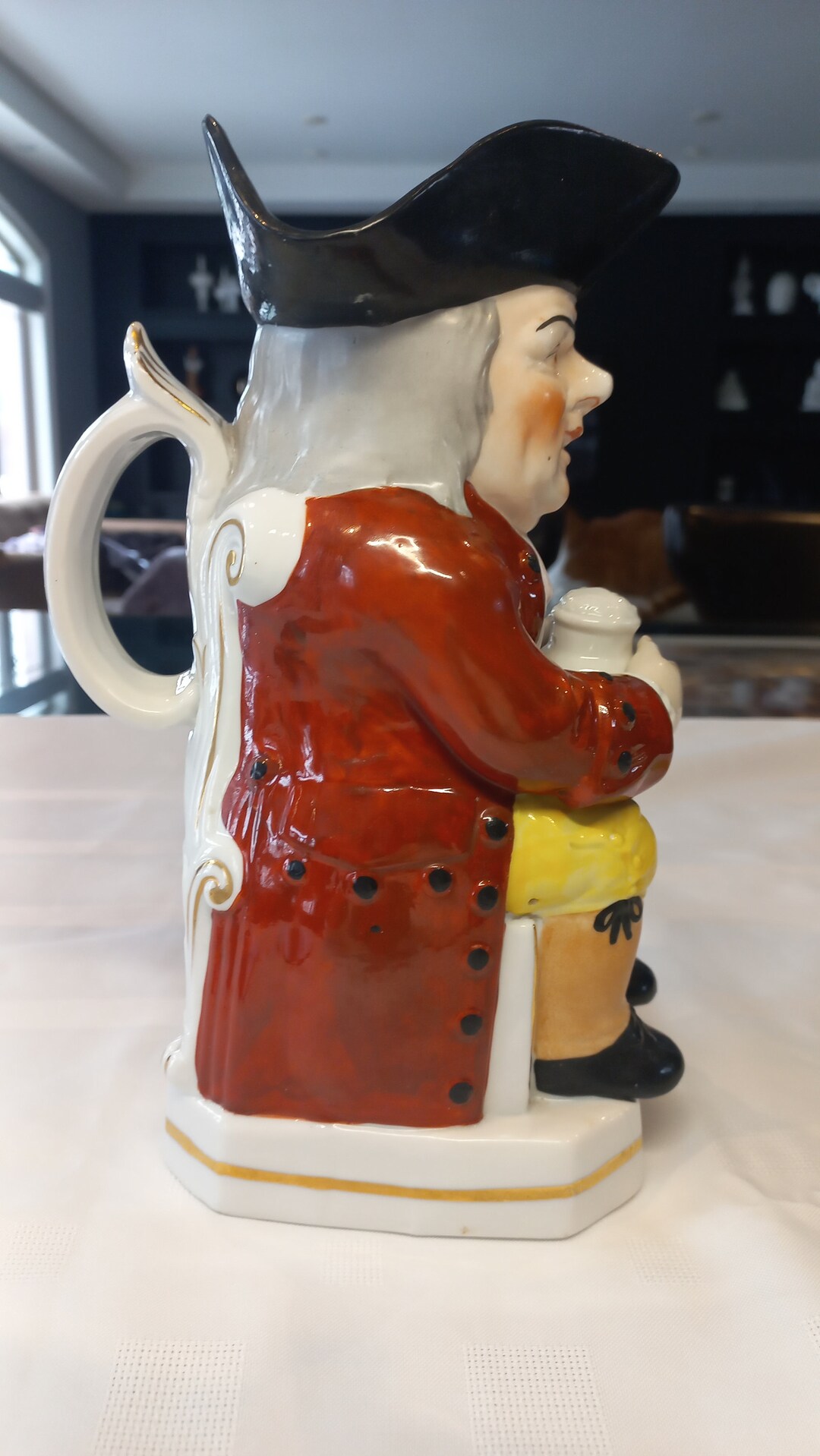Antique 1900's Straffordshire Toby Pottery Pitcher - Etsy