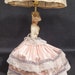 Vintage 1960s CHALKWARE Lady Lamp 0724. B4 - Etsy