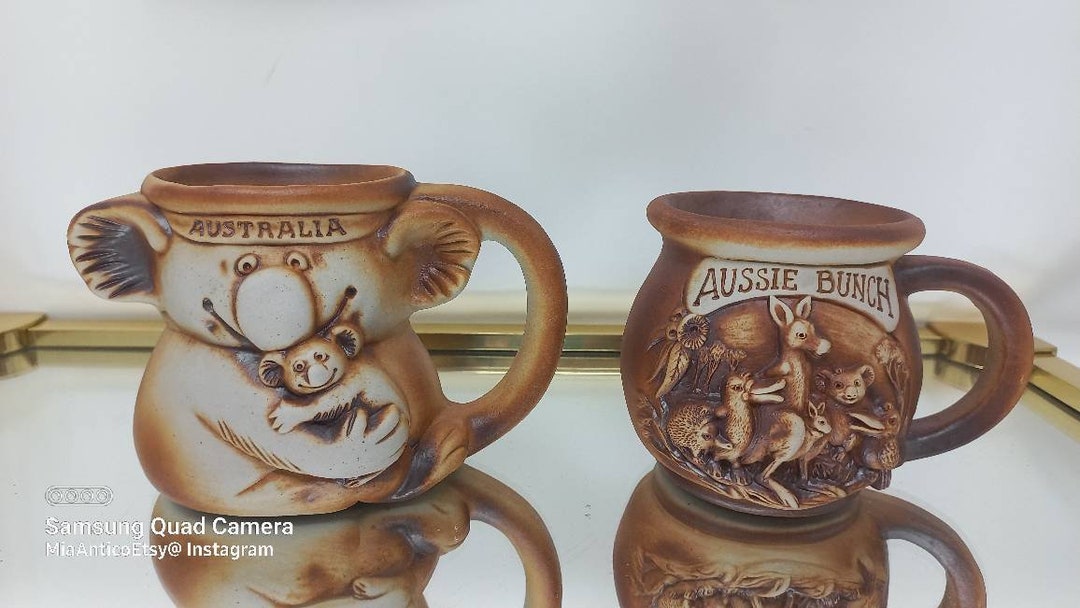 Swagman Pottery Aussie Bunch Mugs Set of 2 Made in Australia - Etsy