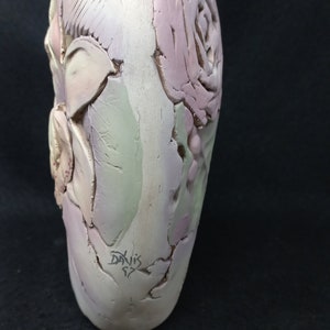 J.davis Pottery Floral Dessert Pottery American Art - Etsy