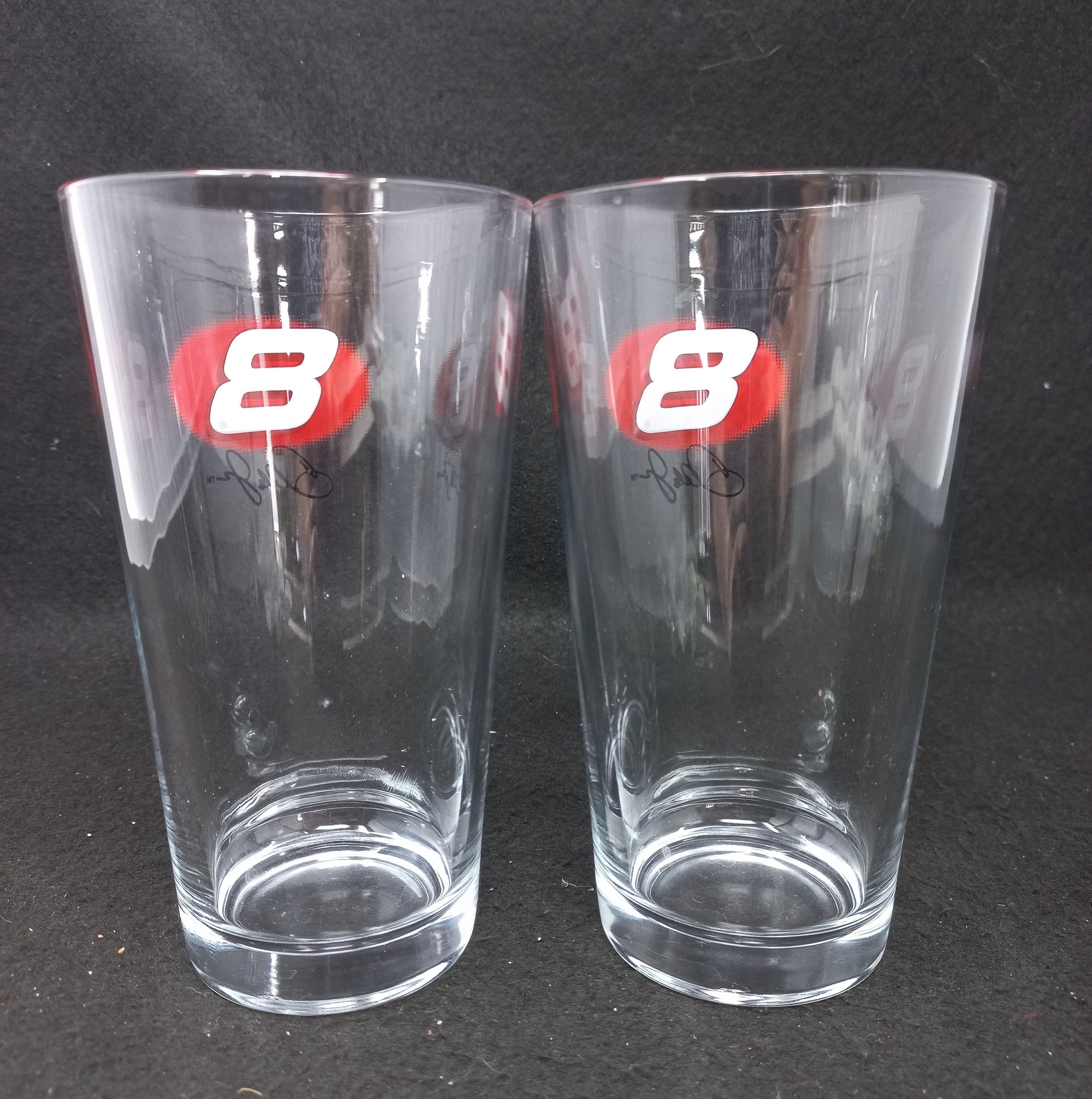 Retro Collectible Dale Earnhardt Jr #8 Pint Glasses Set of 2 - Etsy